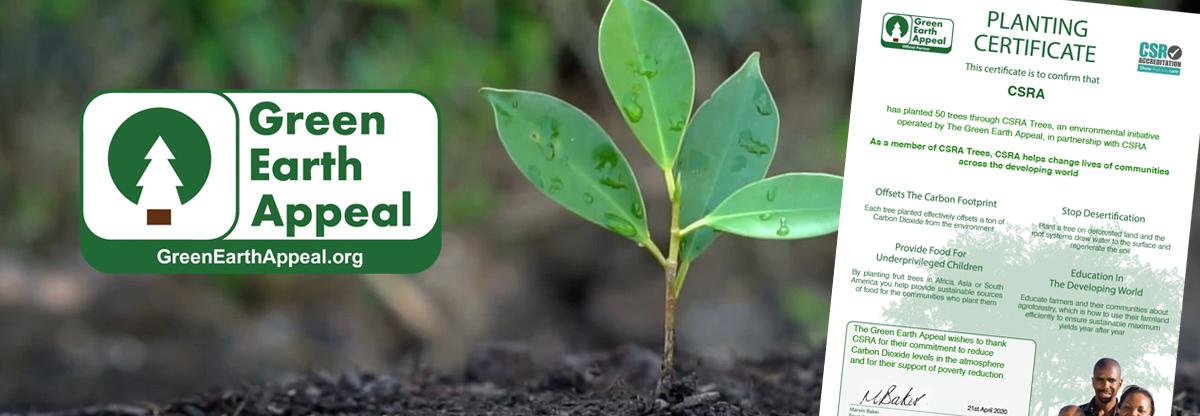 CSR-A plants 50 trees with the Green Earth Appeal