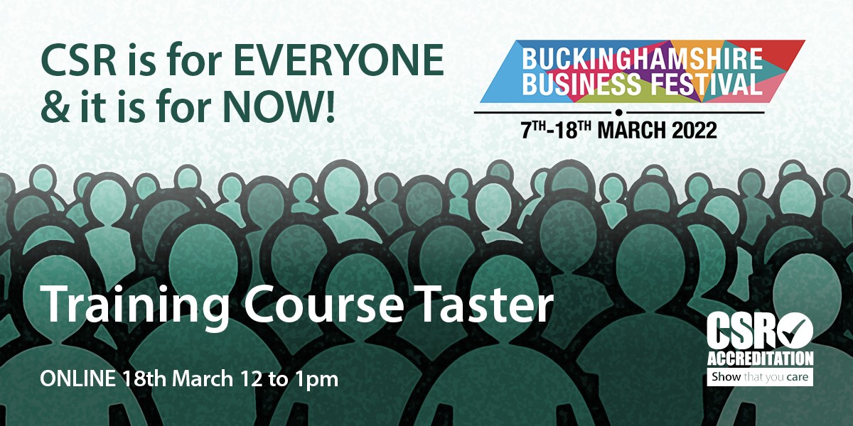 Workshop: CSR Training Taster Course - CSR Accrediation